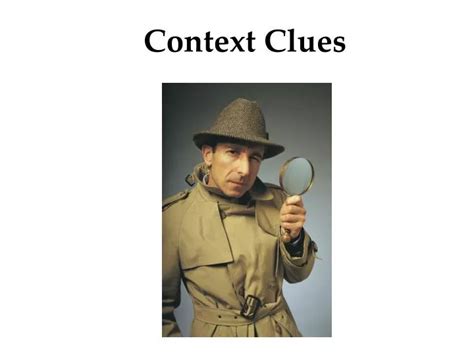 PPT Context Clues PowerPoint Presentation Free Download ID