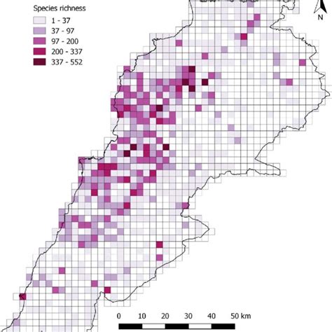 Map Of Plant Species Richness Download Scientific Diagram