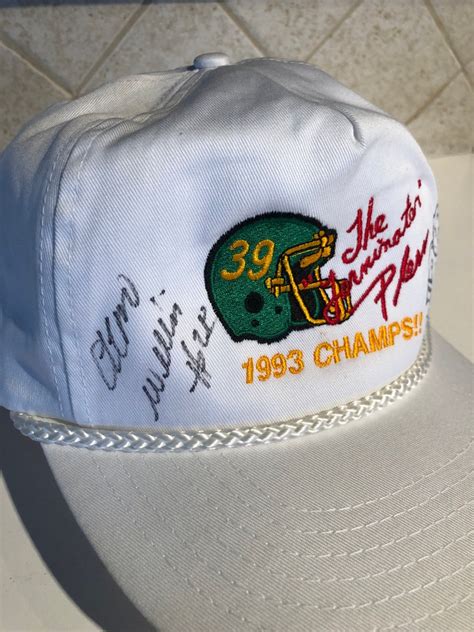Signed 1993 Willie Pless Edmonton Eskimos Cfl Baseball Hat Etsy