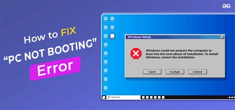 How To Fix If PC Not Booting After New CPU Installation GeeksforGeeks
