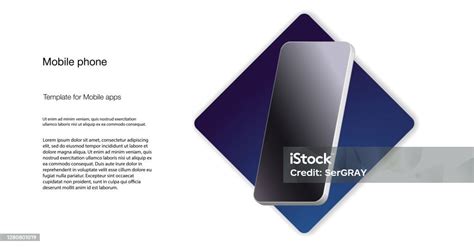 3d 등극 일러스트 핸드폰 스마트폰 프레임 덜 빈 화면 각도에 대한 스톡 벡터 아트 및 기타 이미지 각도 전화 흰색 Istock