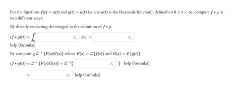 solved for the functions f t u t and g t u t where u t