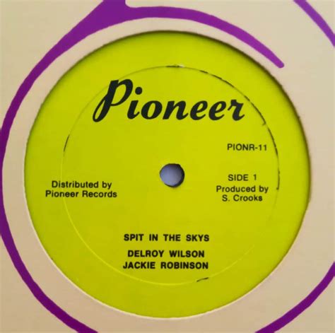 Delroy Wilson And Jackie Robinson Spit In The Skys Eddie Grant