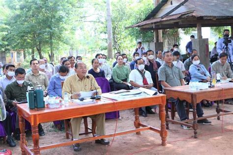 ឯកឧត្តម ម៉ៅ ធនិន ដោះ ស្រាយសំណុំរឿងបាន១៦ ករណីនៅស្រុកជុំគិរី ក្រសួងព័ត៌មាន