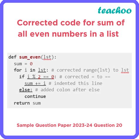 Sqp The Code Given Below Accepts A List Of Numbers As An Argument