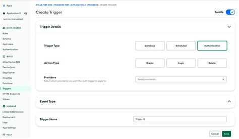 Disable A Trigger Atlas App Services Mongodb Docs