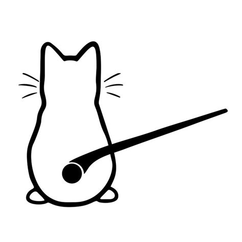 Cat Car Tickers Funny Cat Rear Window Wiper Decals Waterproof Cat