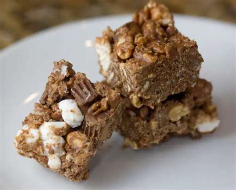 Milk Chocolate Peanut Butter Rice Krispies Treats Cookie Madness