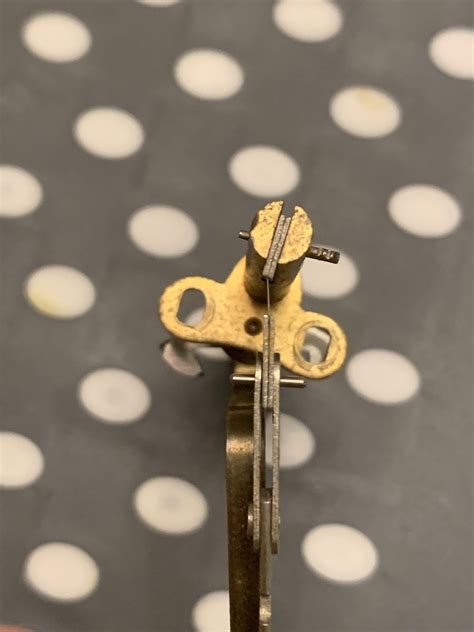 Working On A Haller Westminster Is This Pendulum Arm Piece Bent Or Is