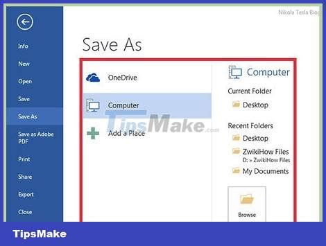How To Save Microsoft Word Documents TipsMake Com