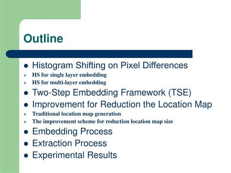 PPT A High Performance Multi Layer Reversible Data Hiding Scheme Using Two Step Embedding