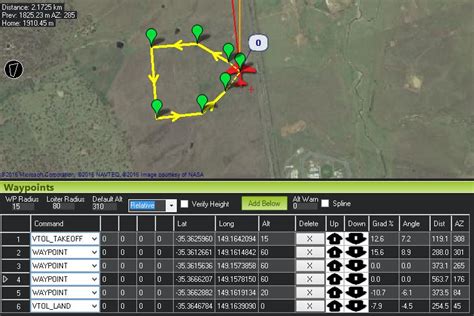 QuadPlane AUTO Missions Plane Documentation
