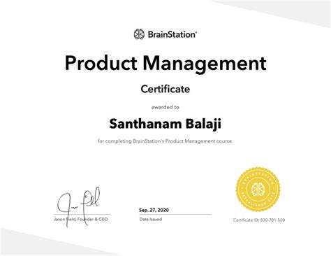 Santhanam Balaji On Linkedin Brainstation Productmanagement