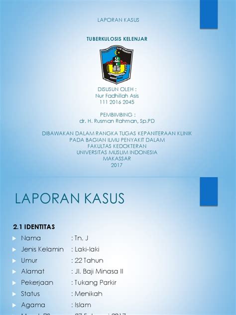Lapsus Limfadenitis Tb Pdf