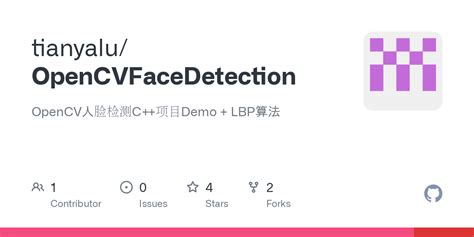 Github Tianyalu Opencvfacedetection Opencv C Demo Lbp