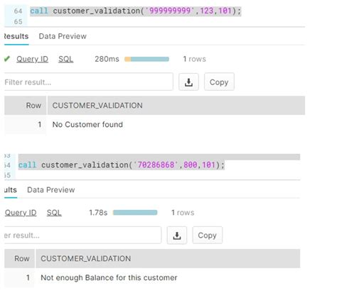 exception handling sql scripting cloudyard