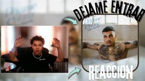 Reaccion A Rauw Alejandro Dejame Entrar Official Video Youtube