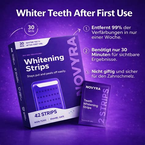 Whitening Strips Novyra
