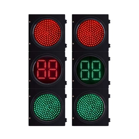 Street Traffic Light And Crosswalk Light In Ecuador Zgsm