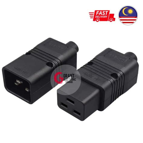 PDU UPS Socket Standard IEC C C Outlet Socket Rewirable Power Cable Cord Adapter AC V