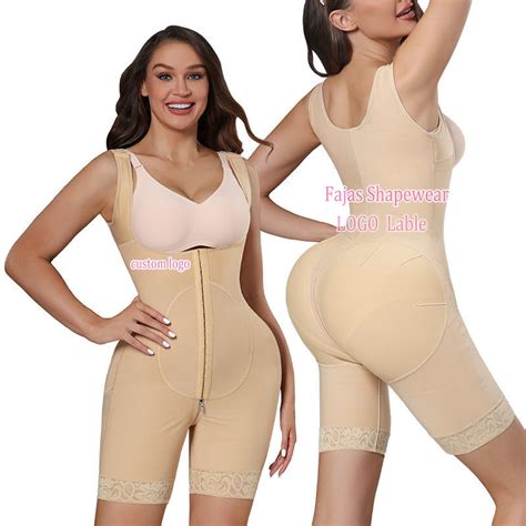 Custom Logo Women Abdomen Control Belly Slimming Spandex Bbl Post Op