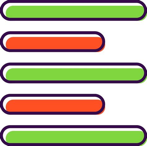 Horizontal Left Align Filled Icon Vector Art At Vecteezy