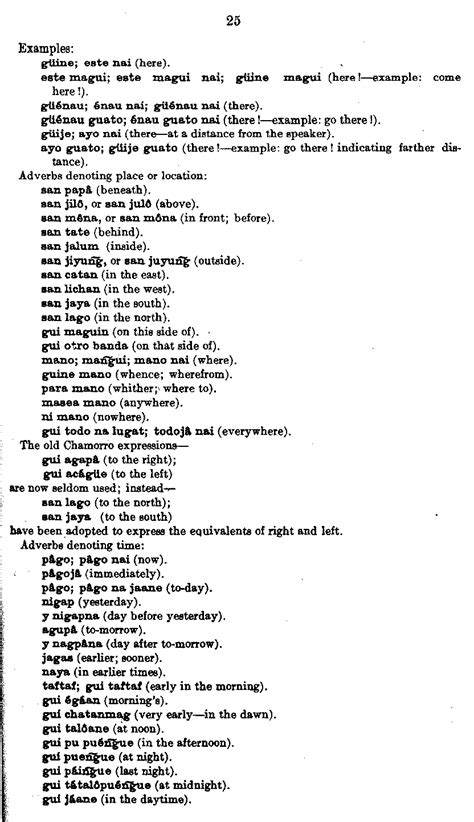 Dictionary And Grammar Of The Chamorro Language Of