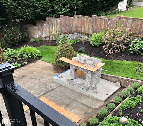 Garden Fireplace Diy