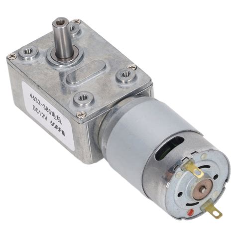 Lxw Gear Motor Turbine Worm Self Locking Dc 12v Cw Ccw Geared Motor For