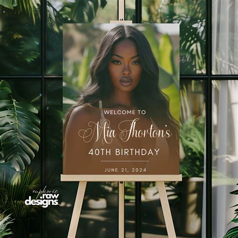 Digital Welcome Sign Birthday Birthday Wall Art Birthday Party