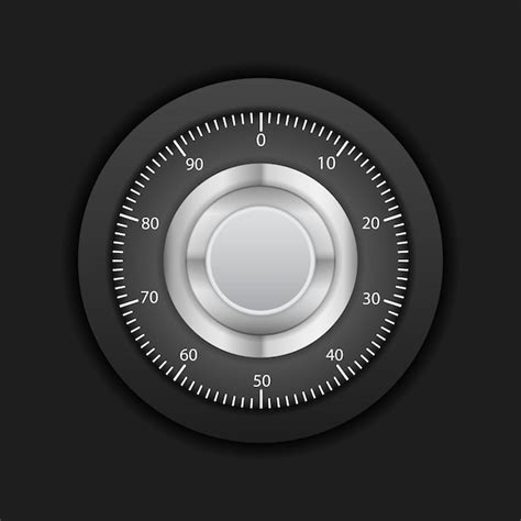 Premium Vector Combination Lock
