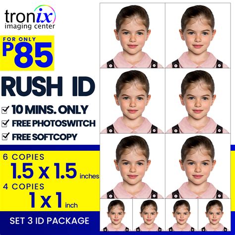 Troniximaging Id Picture 2 X 2 1 X 1 Passport Size Seaman Id