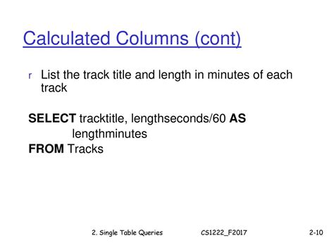 Cs122 Using Relational Databases And Sql Ppt Download
