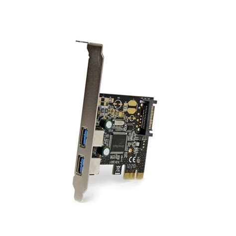 StarTech Com Scheda Controller USB SuperSpeed PCIe PCI Express A Porte Con Alimentazione SATA