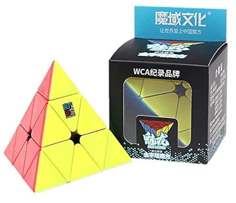 Liangcuber Moyu Pyraminx 3x3 Speed Cube Stickerless Meilong 3x3 Pyramid Puzzle Cubes In Saudi