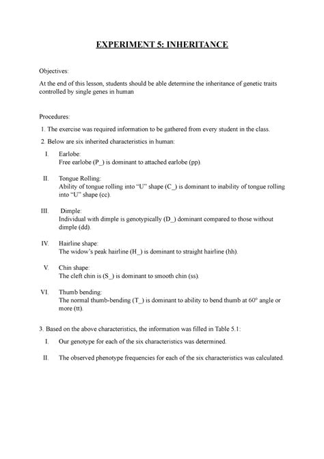 Chemical Formulas Experiment 5 Lab Report At James Ivery Blog