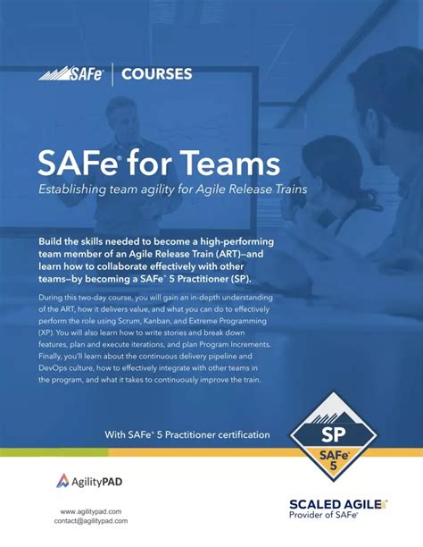 Ppt Safe® For Teams Training Safe® Agile Course Online Agilitypad Powerpoint Presentation