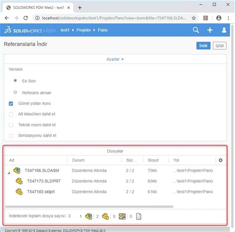 solidworks pdm 2020 web2 geliştirmeleri tekyaz blog