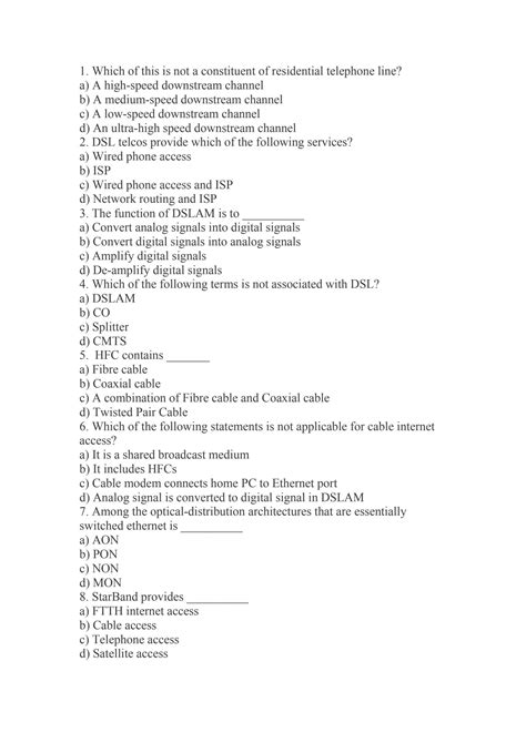 Solution Computer Networks Multiple Choice Questions Answers Mcqs On