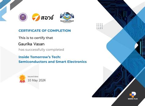 Gaurika Vasan On Linkedin Im Happy To Share That Ive Obtained A New Certification Inside