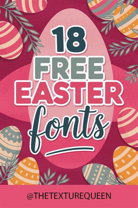 18 Free Easter Fonts For Commercial Use In 2025 Easter Fonts Easter