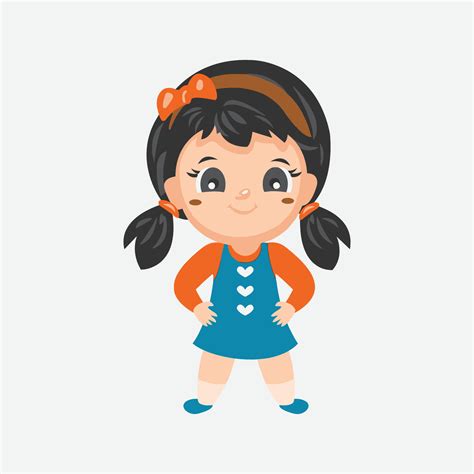 Girl Vector Design Template 18813213 Vector Art At Vecteezy