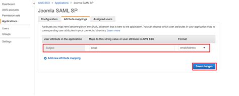 Login Using AWS Into Joomla AWS SAML Single Sign On SSO