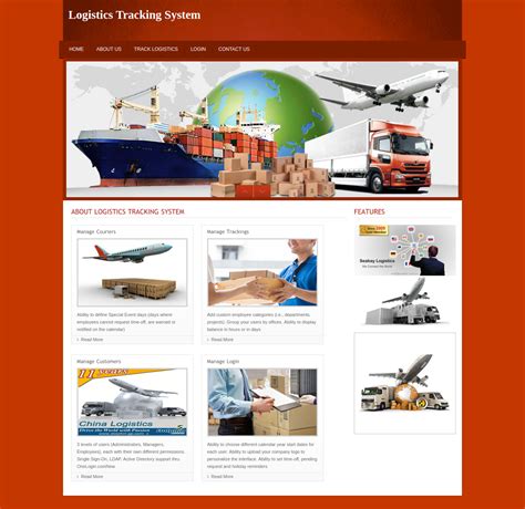 Logistics Tracking System Php And Mysql Project