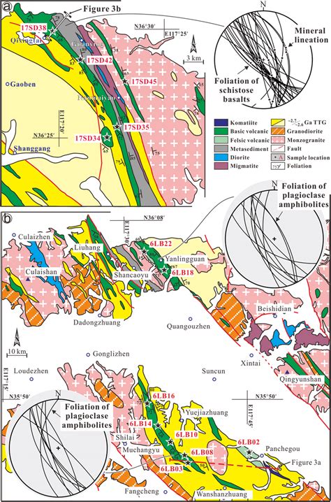 A Geological Sketch Map Of The Archean Crystalline Basement In The Download Scientific