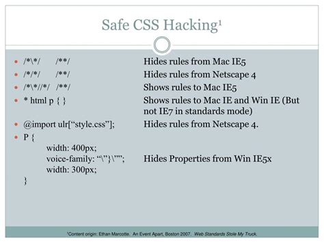 PPT CSS And Internet Explorer PowerPoint Presentation Free Download ID 2741901