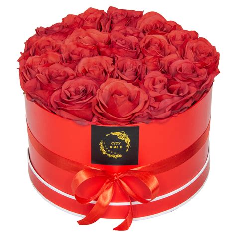 Circular Red Moon Cityrose Flowers