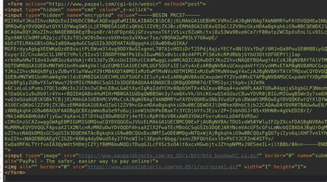 Php Paypal Form Non Encrypted Stack Overflow
