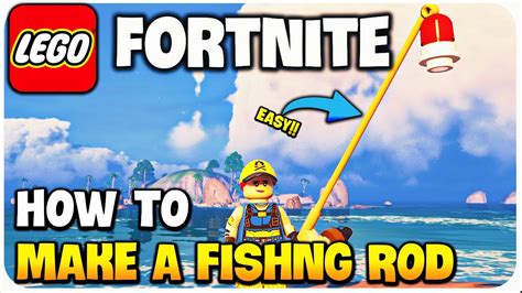 How To Make A Fishing Rod In Lego Fortnite Easy Method Fishing