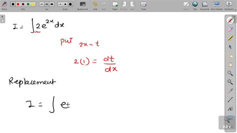 SOLVED Use The Exponential Rule To Find The Indefinite Integral E X D X